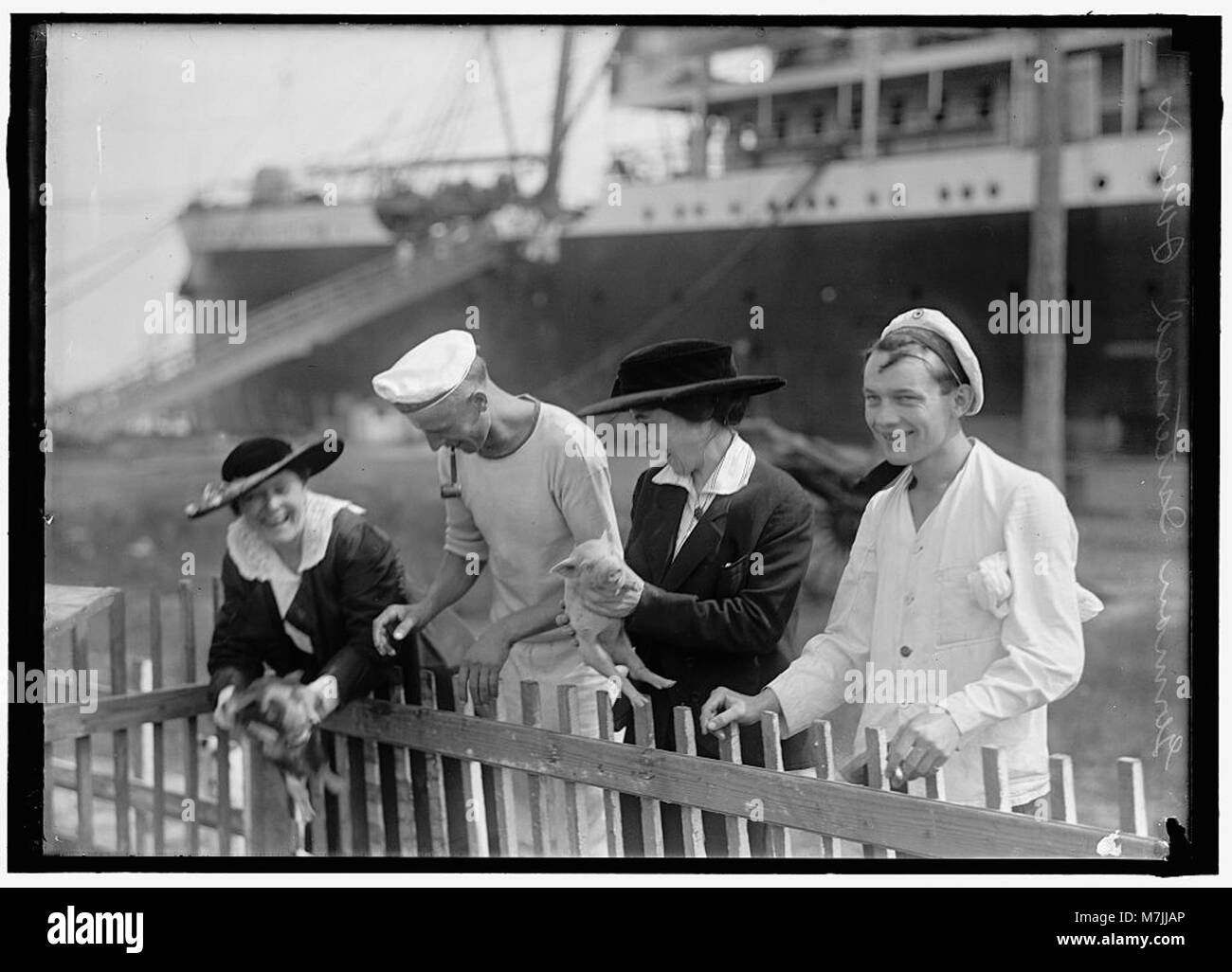 This image depicts German sailors who were interned in the United ...