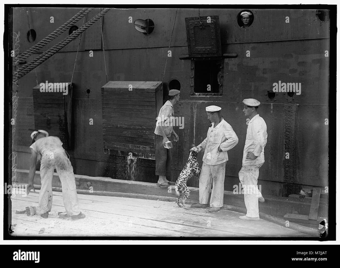 German sailors, who were interned in the United States during World War ...
