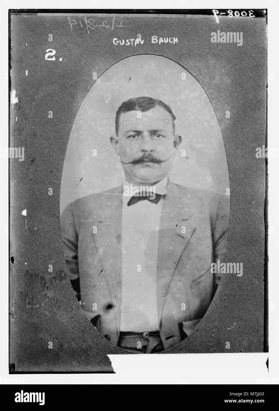 This portrait features Gustav Bauch, a figure whose contributions to ...