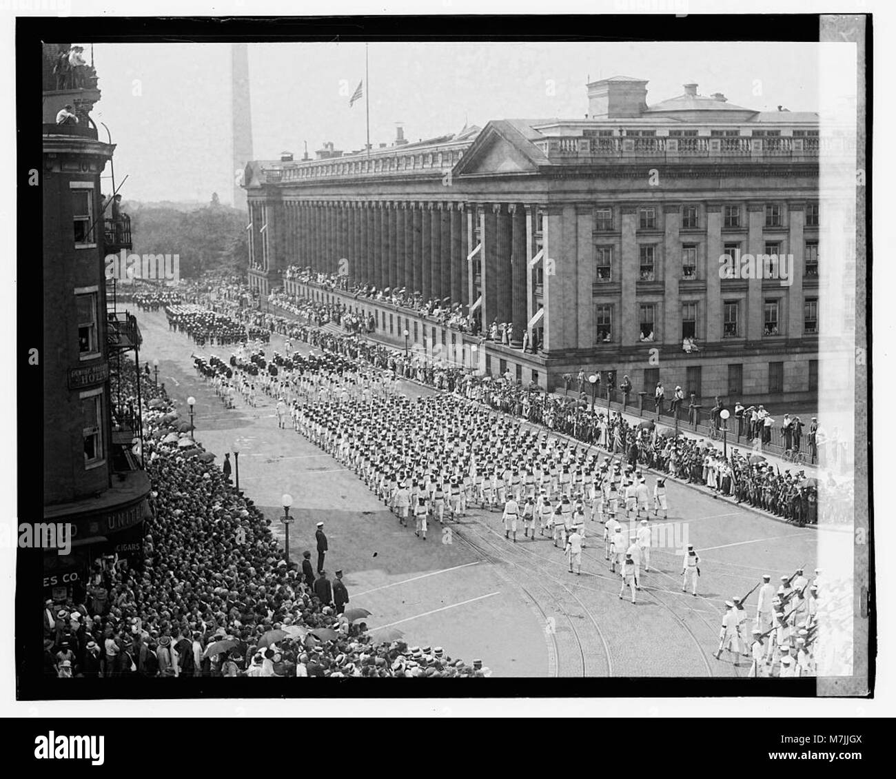 The funeral of Warren G. Harding, the 29th President of the United ...