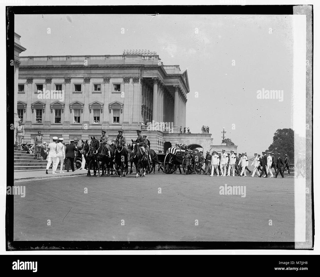 The funeral of Warren G. Harding, the 29th President of the United ...