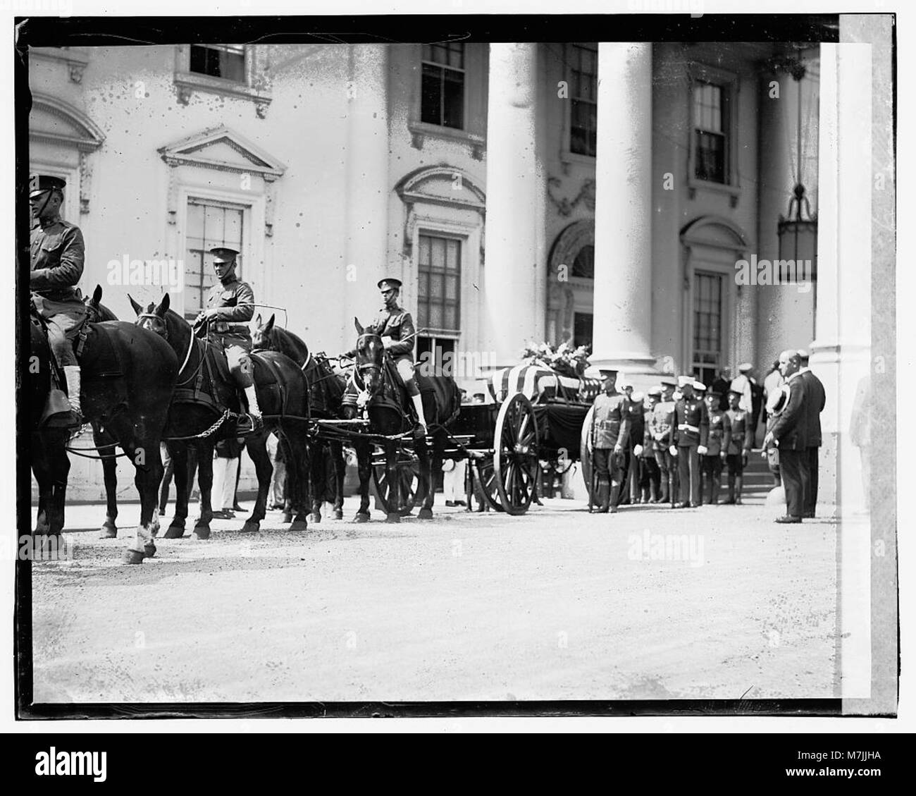 Harding funeral LOC npcc.09116 Stock Photo - Alamy