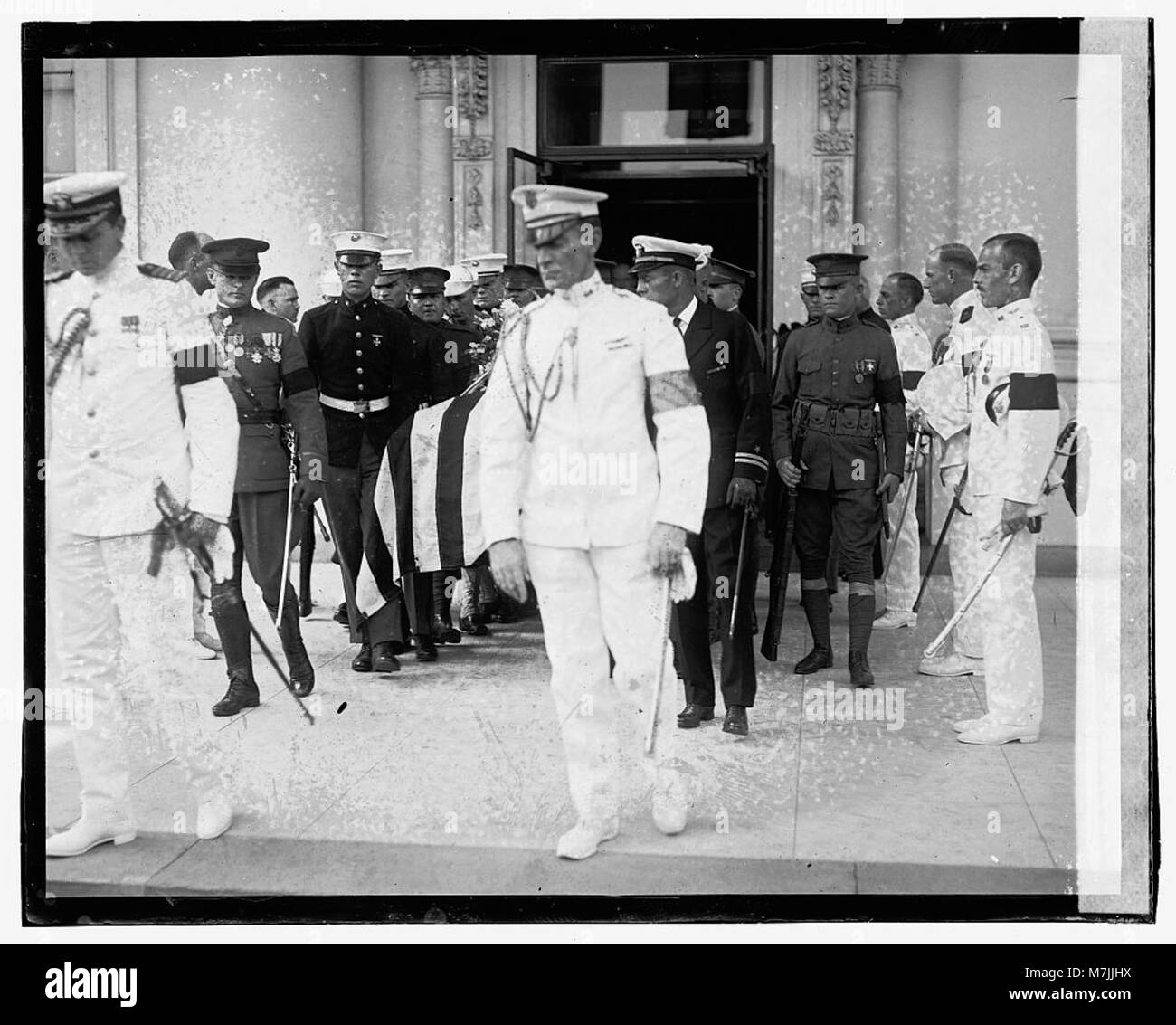 Harding funeral LOC npcc.09128 Stock Photo - Alamy