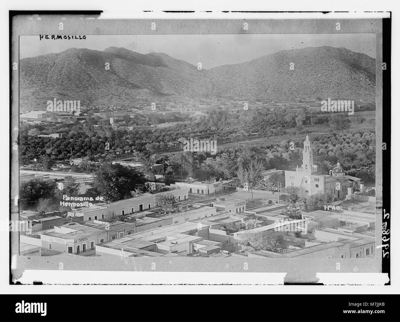 A depiction of Hermosillo, Mexico, highlighting the cityscape and ...