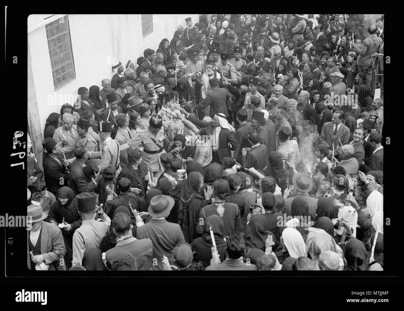 Holy week ceremony Black and White Stock Photos & Images - Alamy