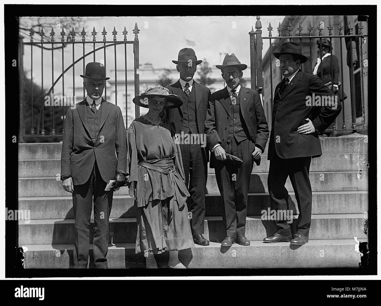 This image features J.A.H. Hopkins of New Jersey alongside Mabel Vernon ...