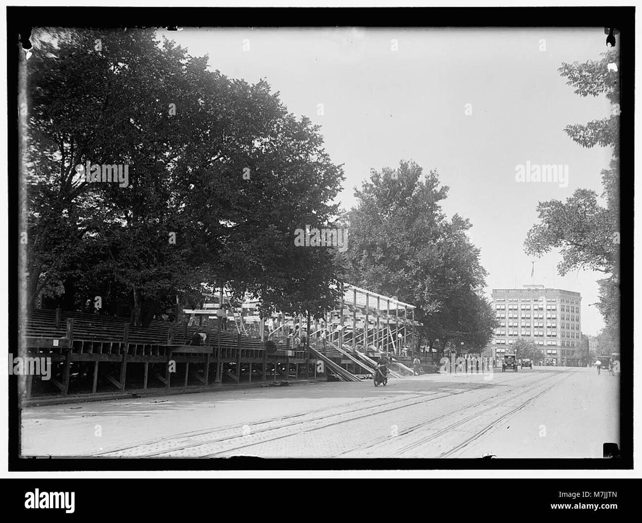 The Inaugural Stands in front of the White House during the Court of ...