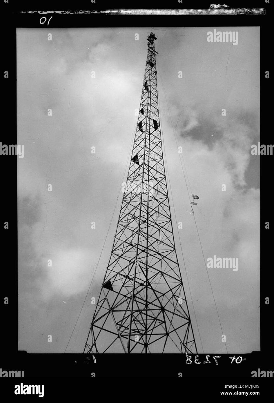 A photograph showing an international broadcasting station in Ramallah ...