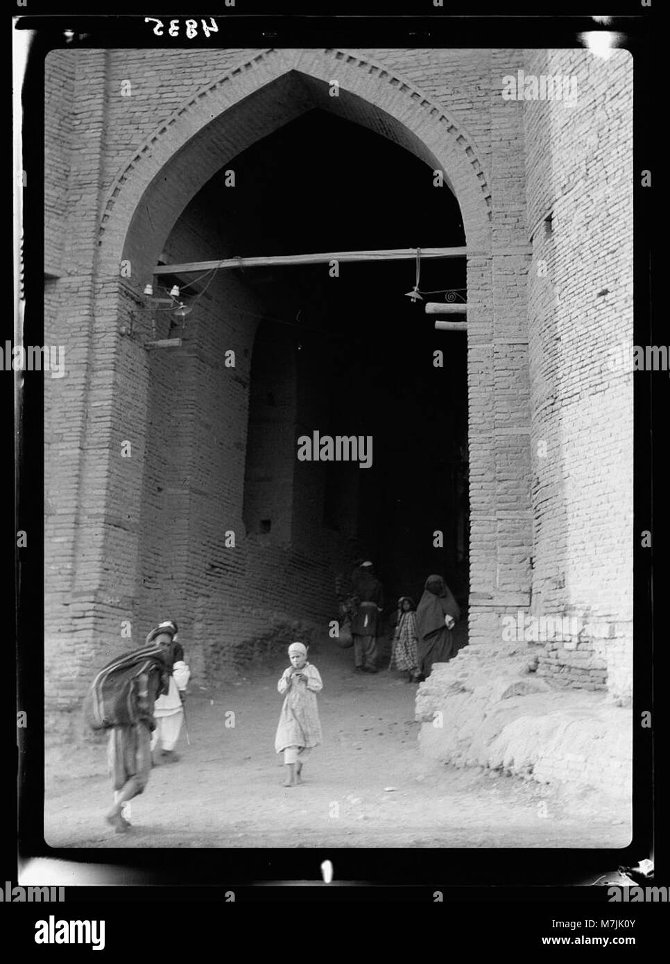 A photograph of the main city gate at Arbela (modern-day Erbil, Iraq ...