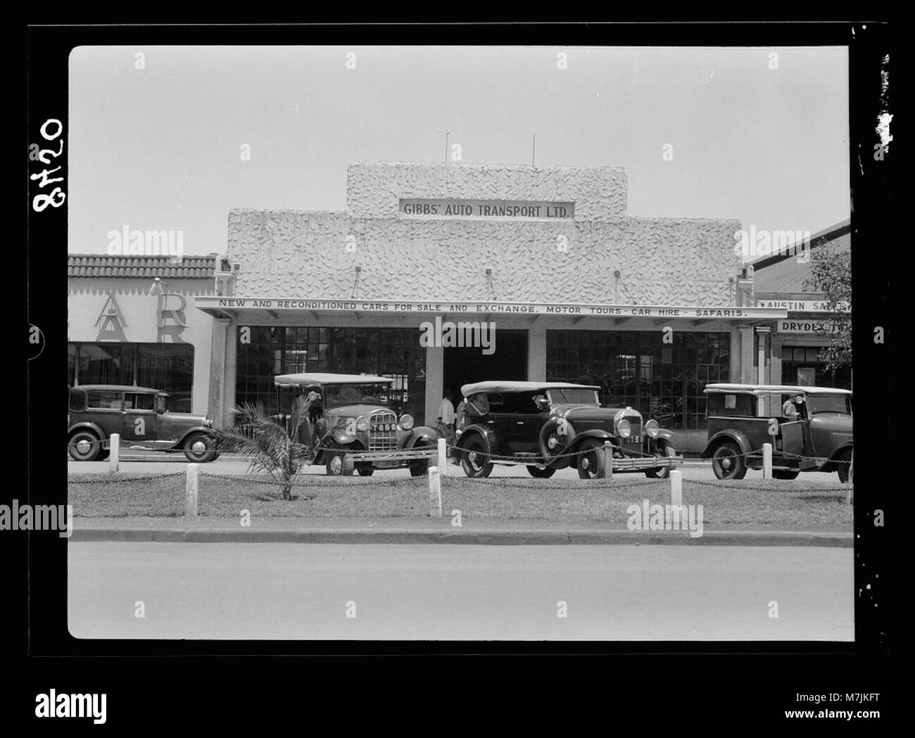 A photograph showing Gibbs' Auto Transport Ltd. in Nairobi, Kenya ...