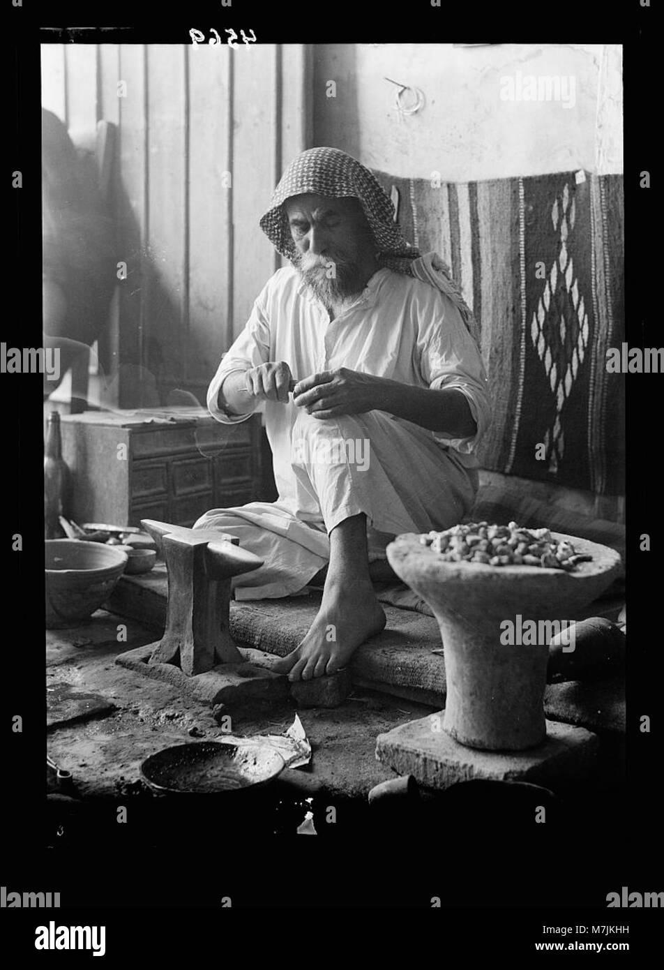 Iraq. (Mesopotamia). Baghdad. Views, street scenes, and types. A Sabean ...