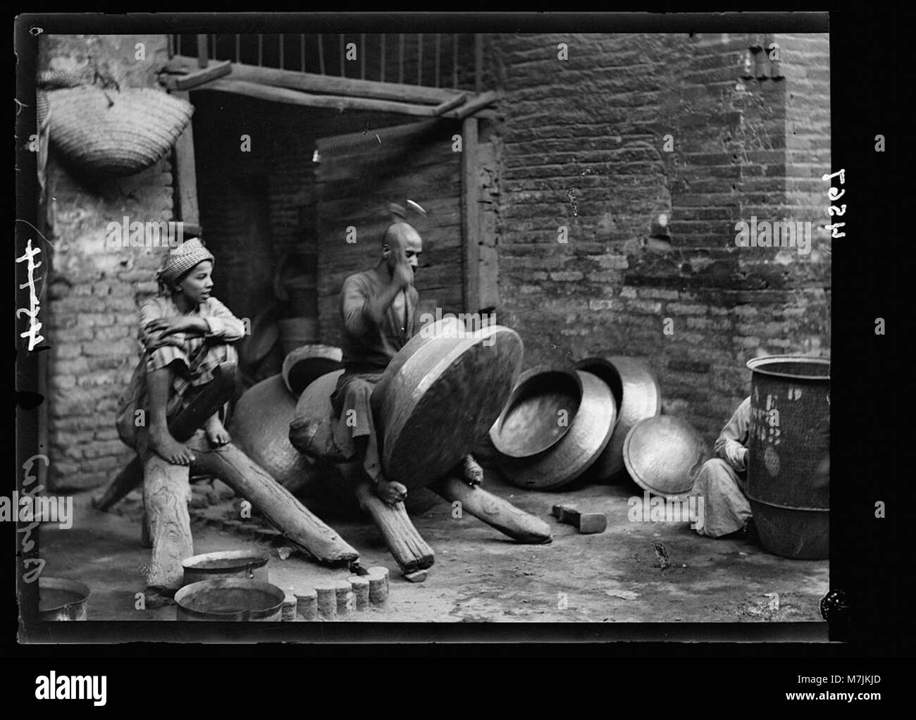 Iraq. (Mesopotamia). Baghdad. Views, street scenes, and types. Copper ...