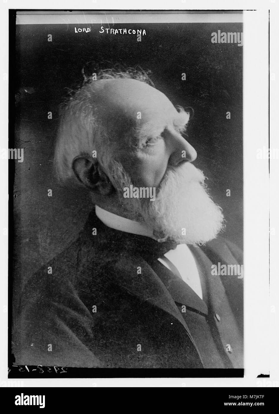 A formal portrait of Lord Strathcona, a prominent British-Canadian ...