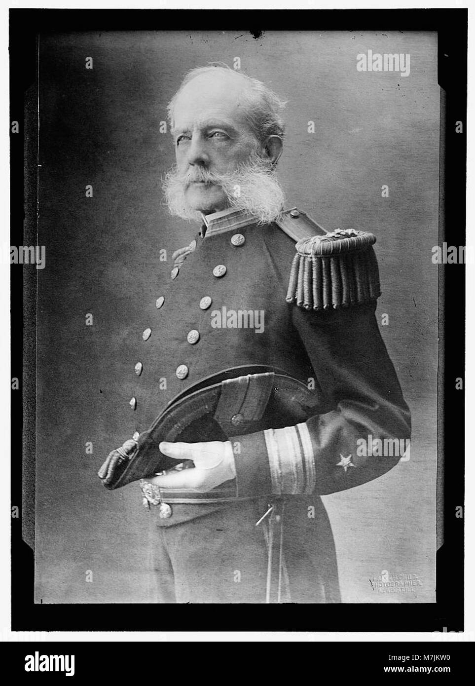 LUCE, STEPHEN B., ADM., U.S.N. CIVIL WAR ADMIRAL. ORIGINAL PICTURE TAKEN IN RHODE ISLAND ...