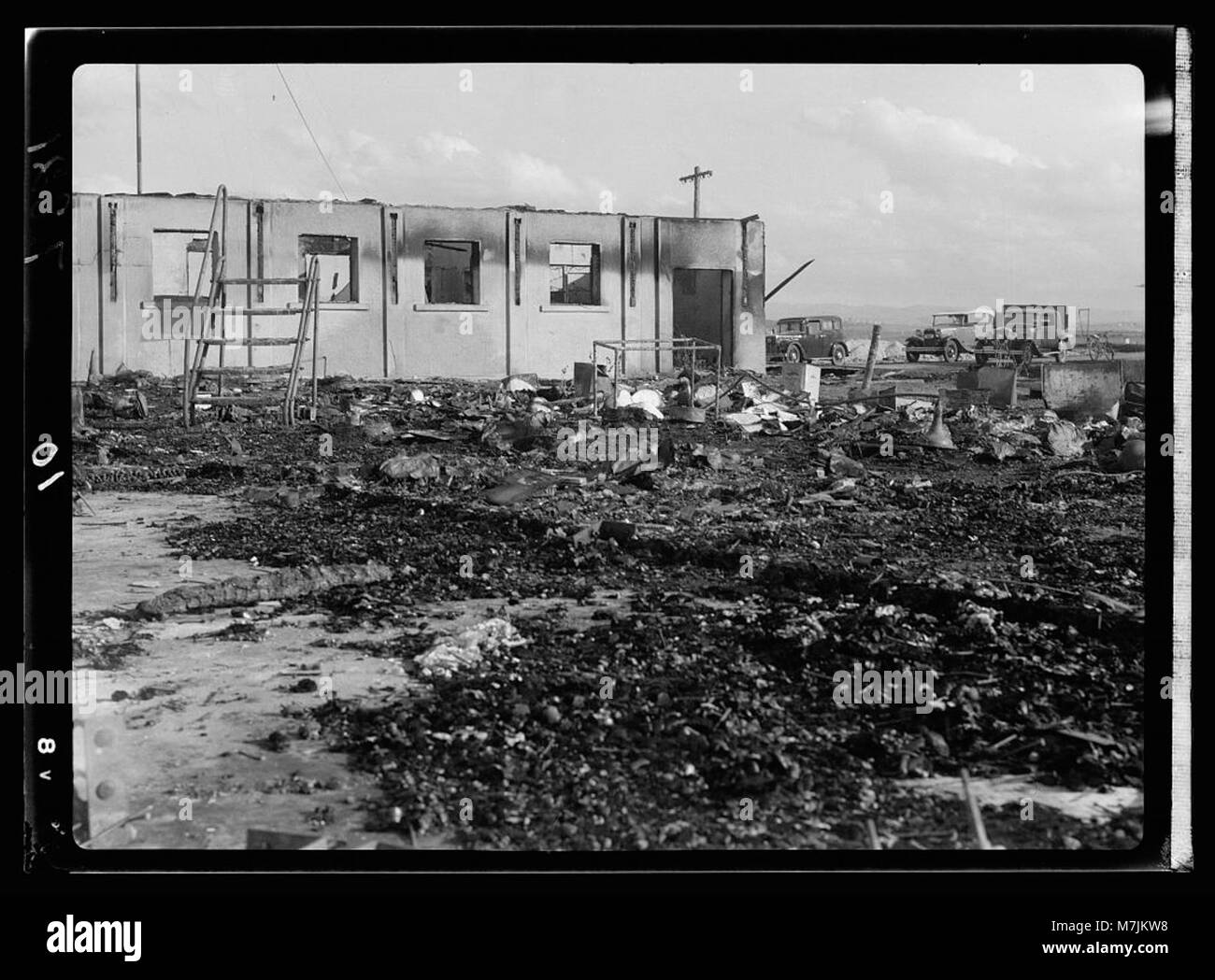 The Lydda airport building, located in present-day Israel, is shown ...