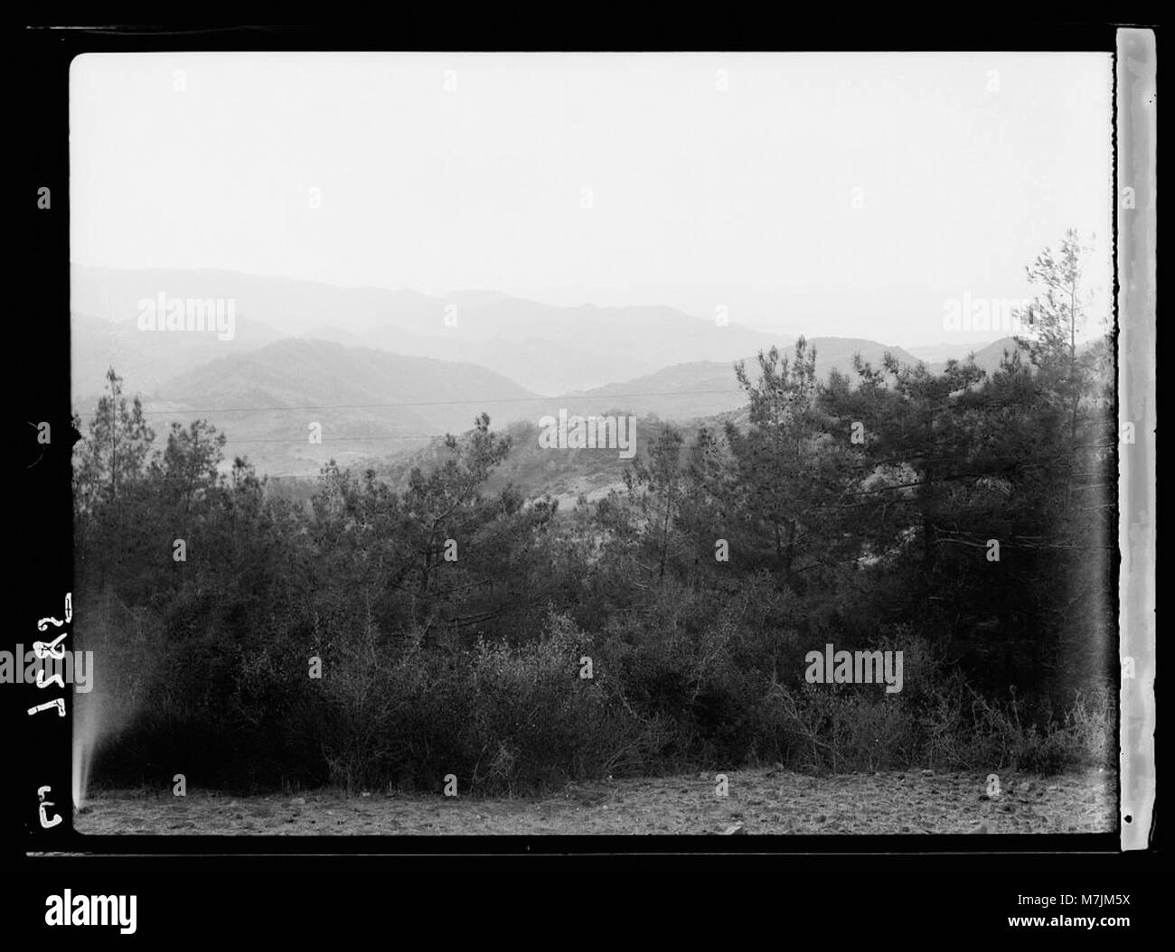 A historical photograph of the mouth of the Orontes River at Soneideye ...