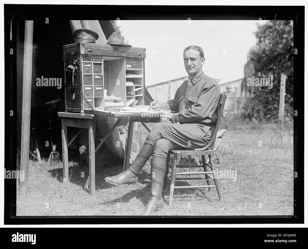 A portrait of Captain Louis Wilson of the National Guard of D.C ...