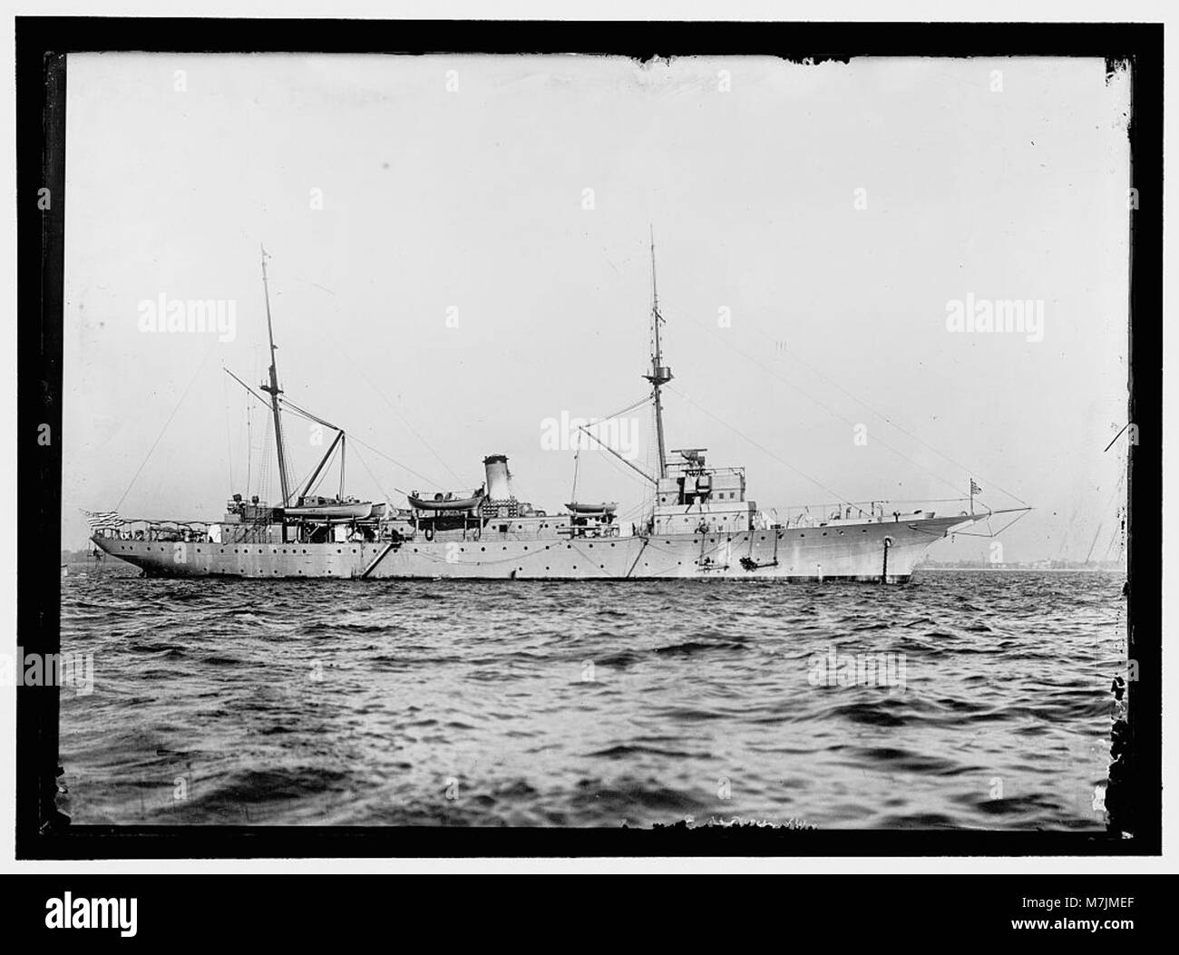 Photograph of the U.S.S. Nokomis, a converted yacht. LCCN number ...