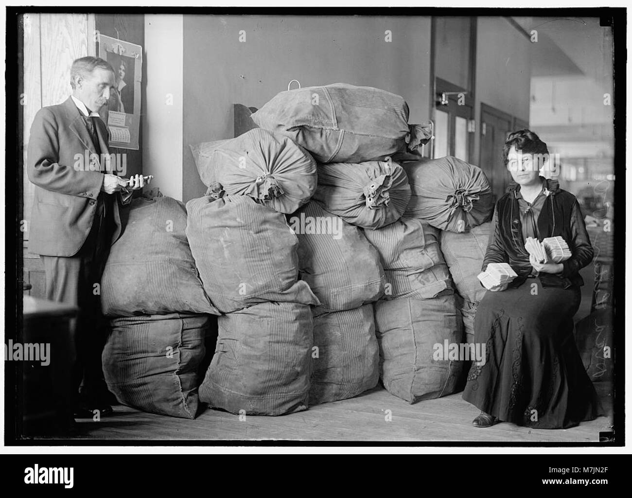 The Post Office Department handled undeliverable mail, known as dead ...