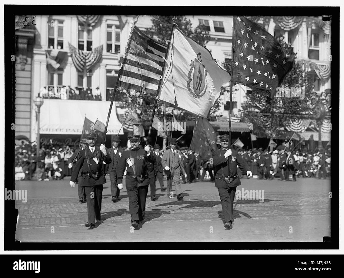 A photograph of the Grand Army of the Republic (G.A.R.) units ...