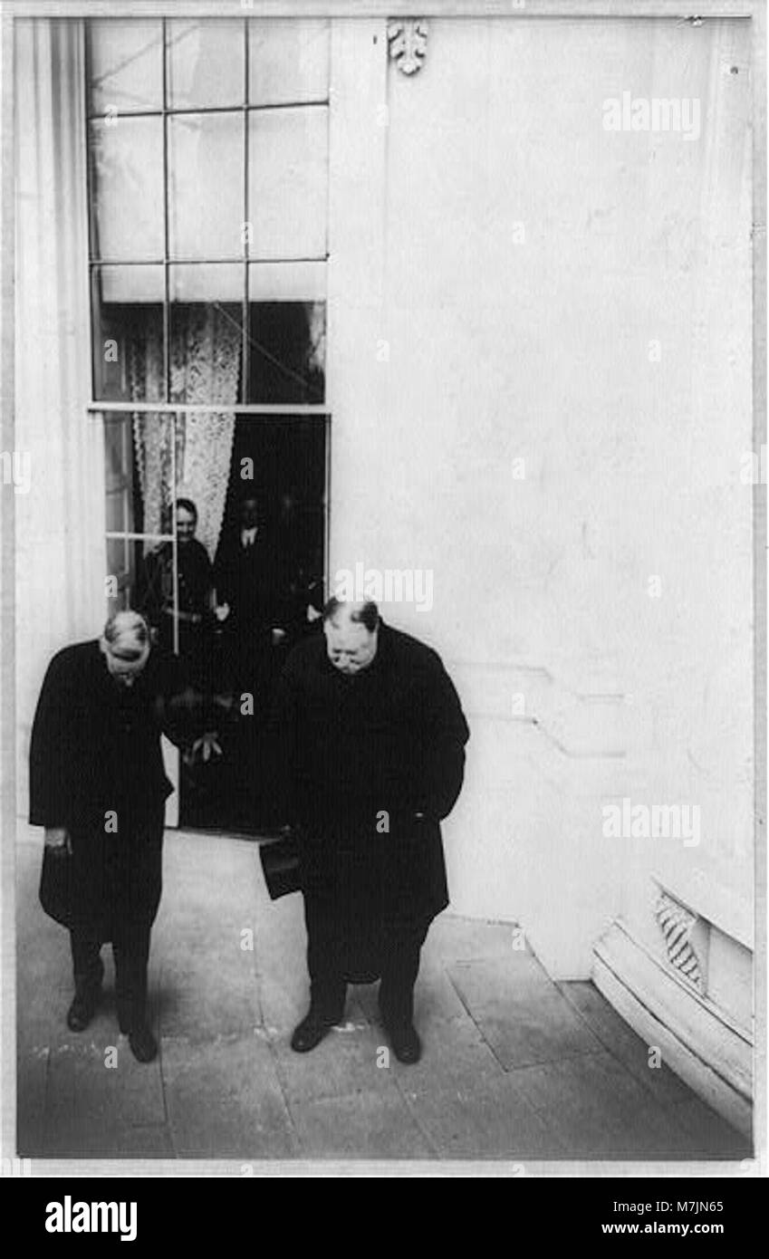 A photograph showing President Woodrow Wilson and former President ...