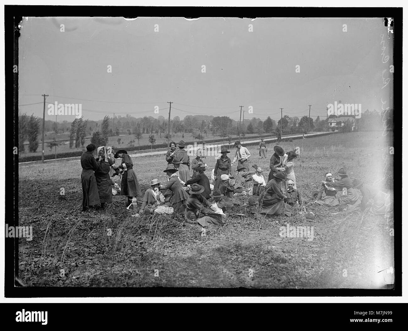 This image shows a Red Cross Women’s National Service School session ...