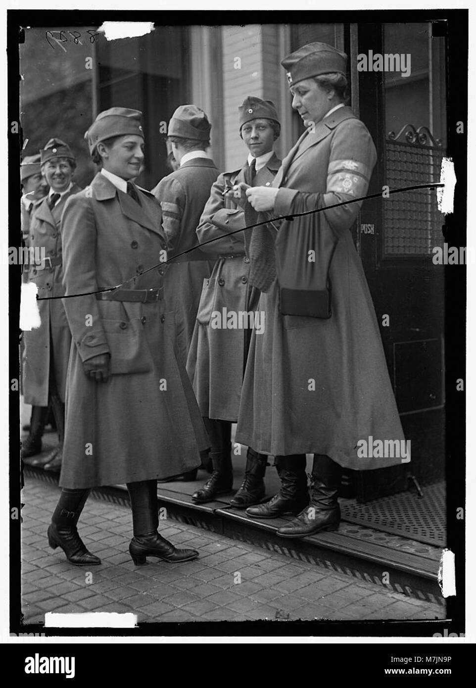 Red cross women Black and White Stock Photos & Images - Alamy