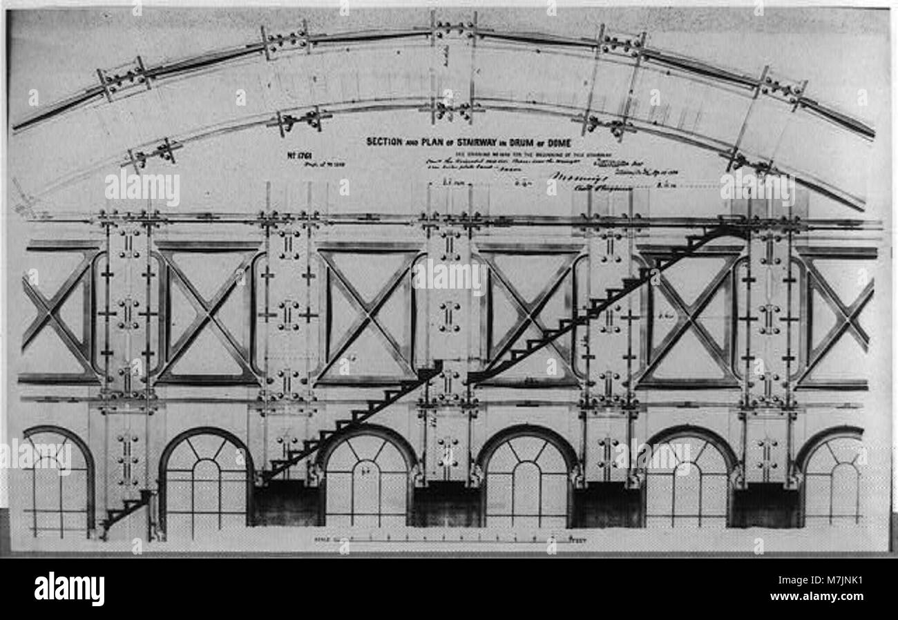 Vintage architectural blueprints Black and White Stock Photos & Images ...