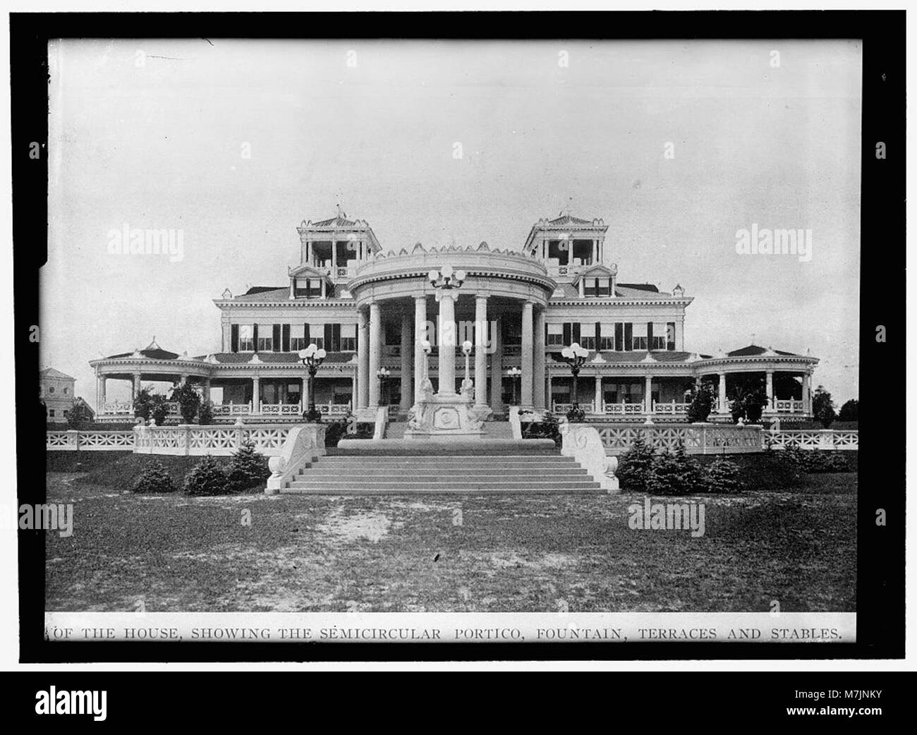 An image of the front of Shadow Lawn, located in New Jersey, which ...