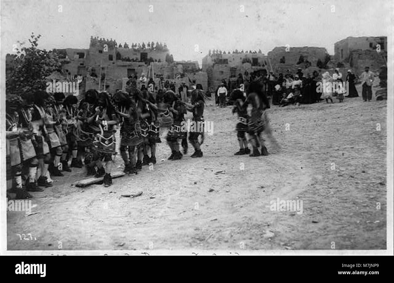 A traditional snake dance performed by Native American Hopi tribe ...