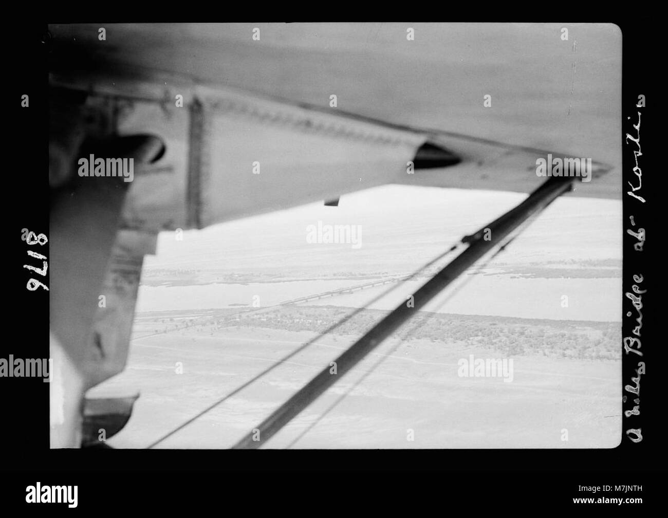This aerial view captures the landscape of Sudan, including Jebel Awlia ...
