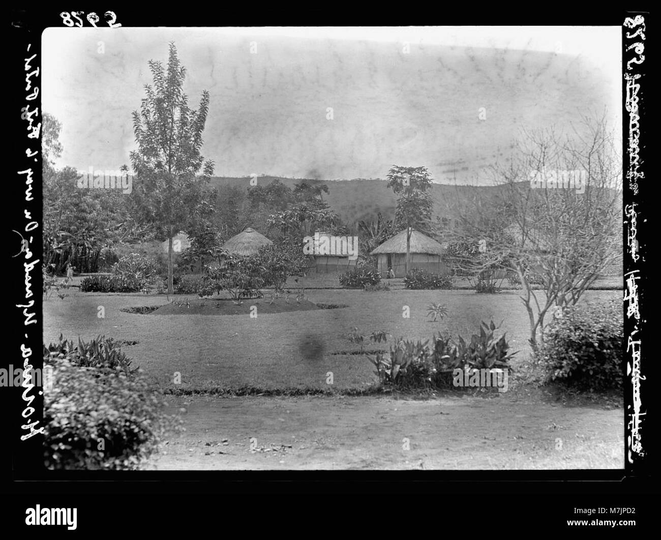 This photograph depicts a scenic view of Uganda, showing the journey ...