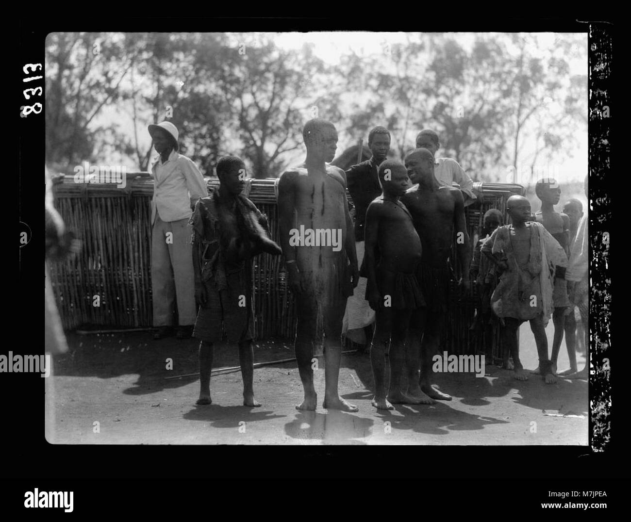 A view of the native market between Hoima and Fort Portal, Uganda ...