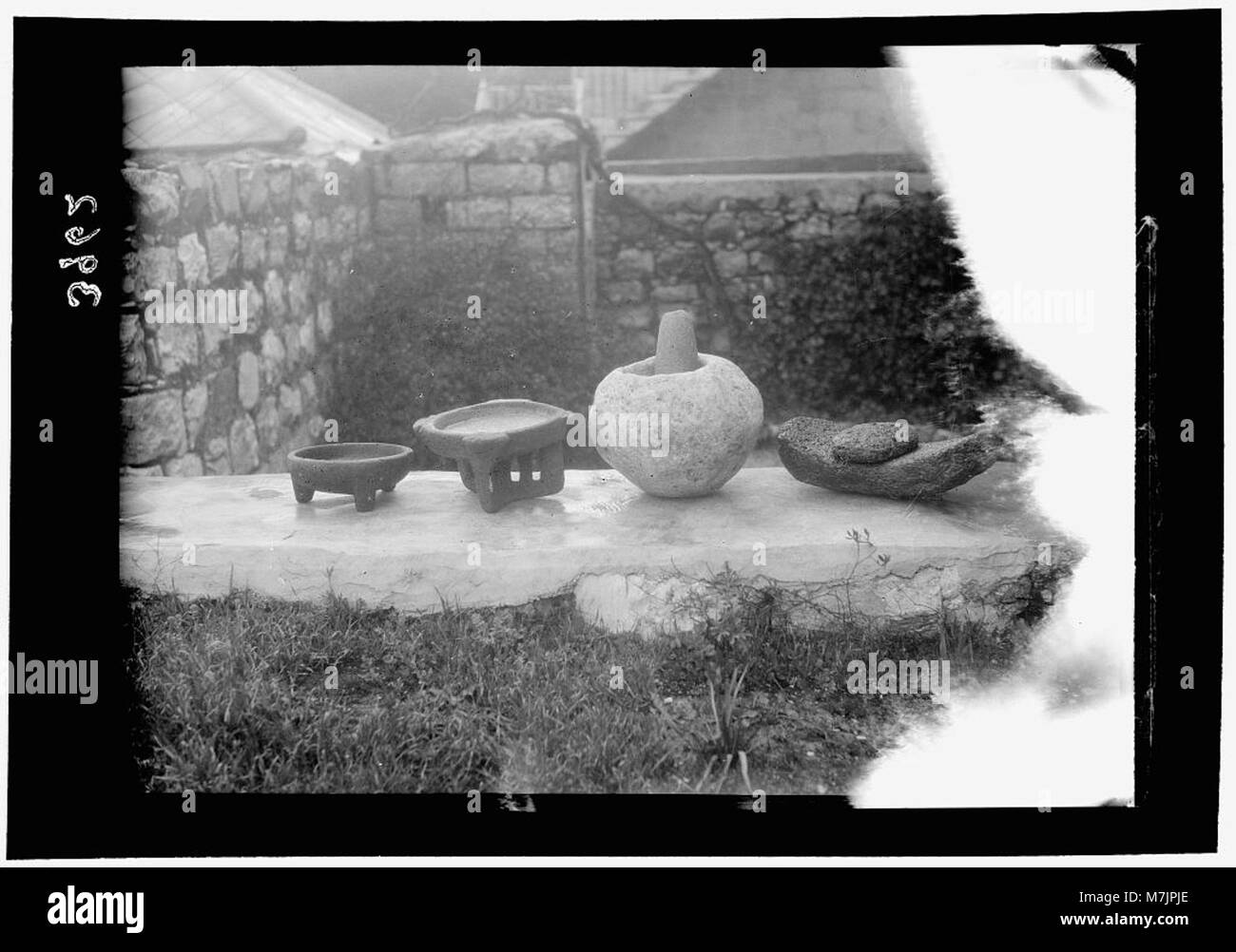 An image illustrating primitive agricultural techniques, showing the ...