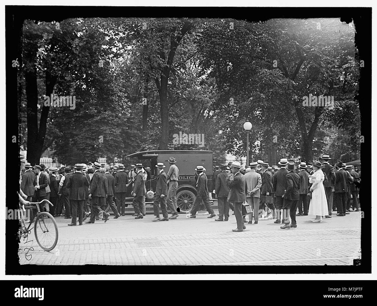A historical image depicting the women's suffrage movement, a pivotal ...