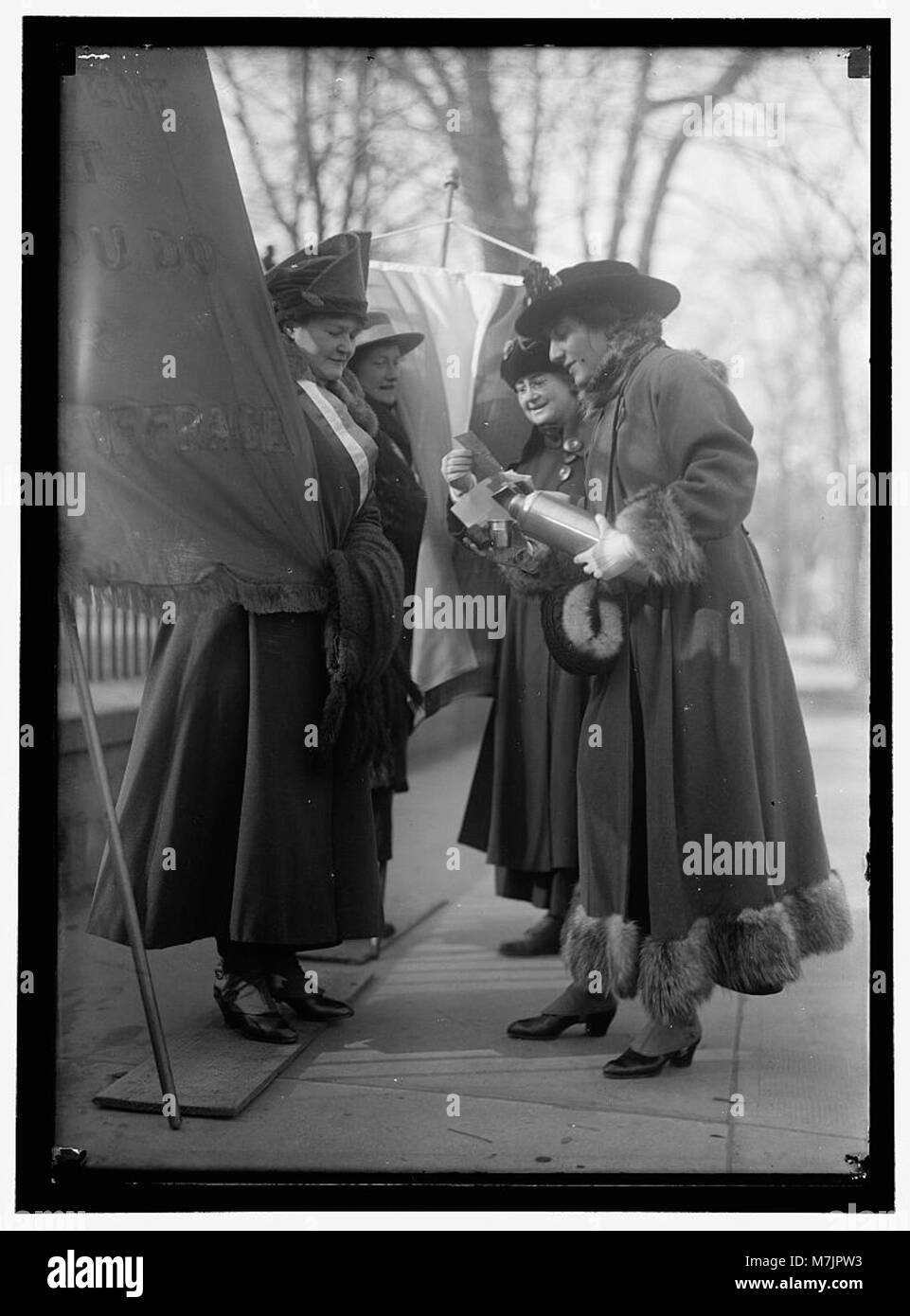 This image depicts women suffrage picketers, advocating for women’s ...
