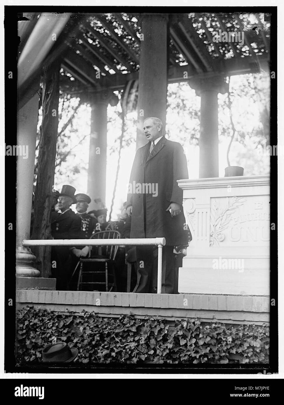 This image depicts Major Philip Kearney's statue in Arlington ...