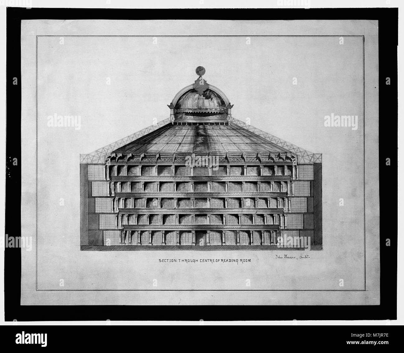 An interior view of the Library of Congress in Washington, D.C ...