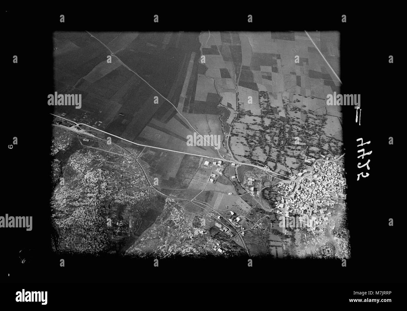 Aerial views of Palestine, including key locations such as Cana of ...