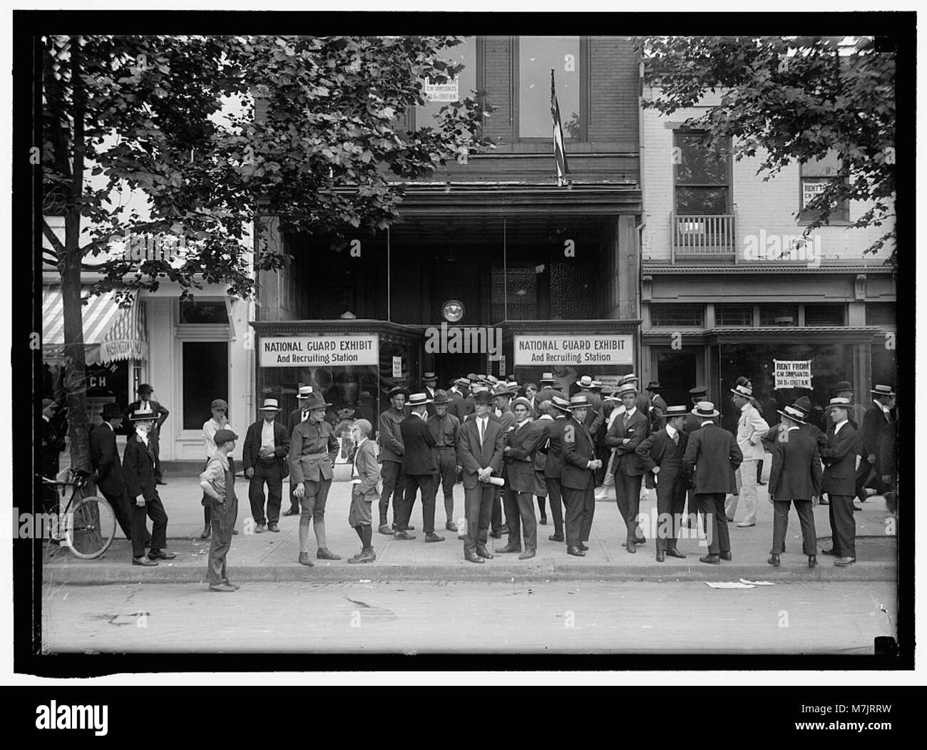 Recruiting stations Black and White Stock Photos & Images - Alamy