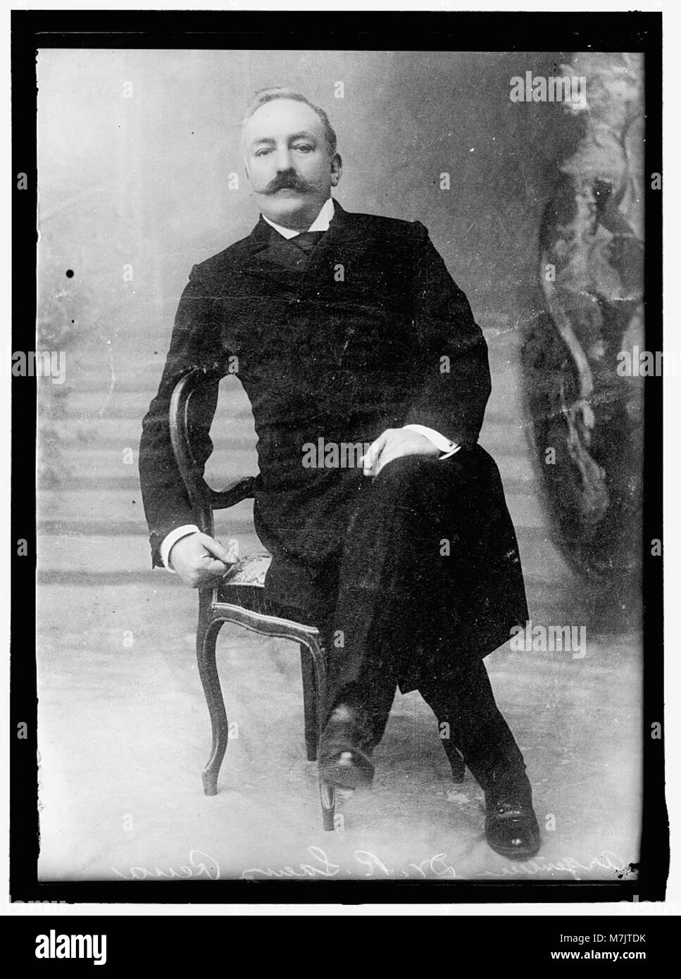 This image presents Dr. R. Saenz Rena, a notable figure from Argentina ...