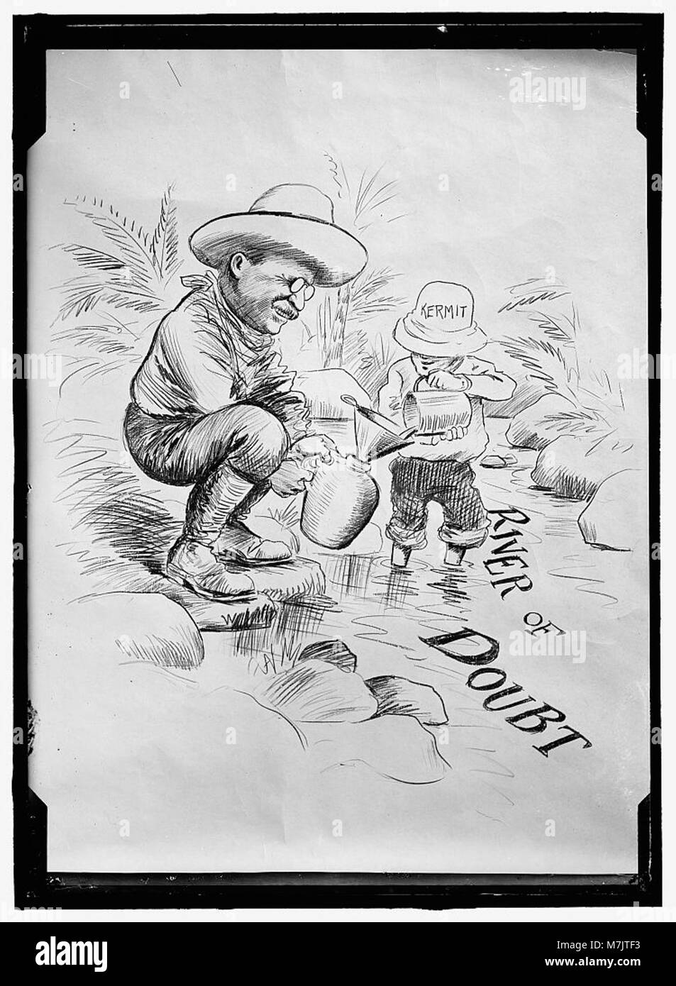 Theodore roosevelt in political cartoon hi-res stock photography and ...