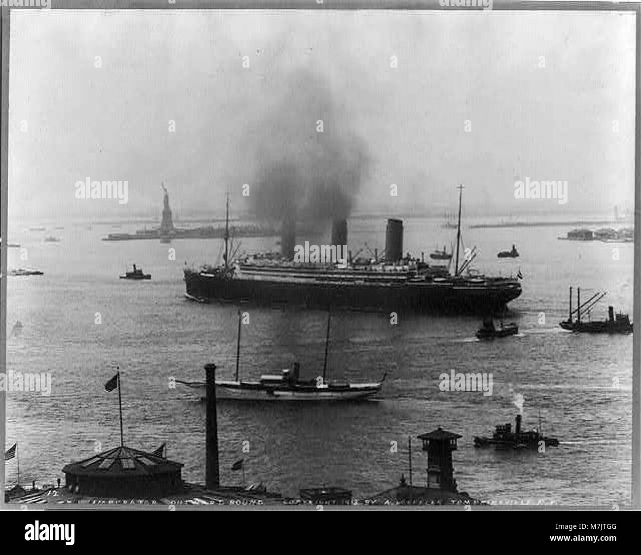 The S.S. Imperator was a luxury ocean liner, renowned for its grandeur ...