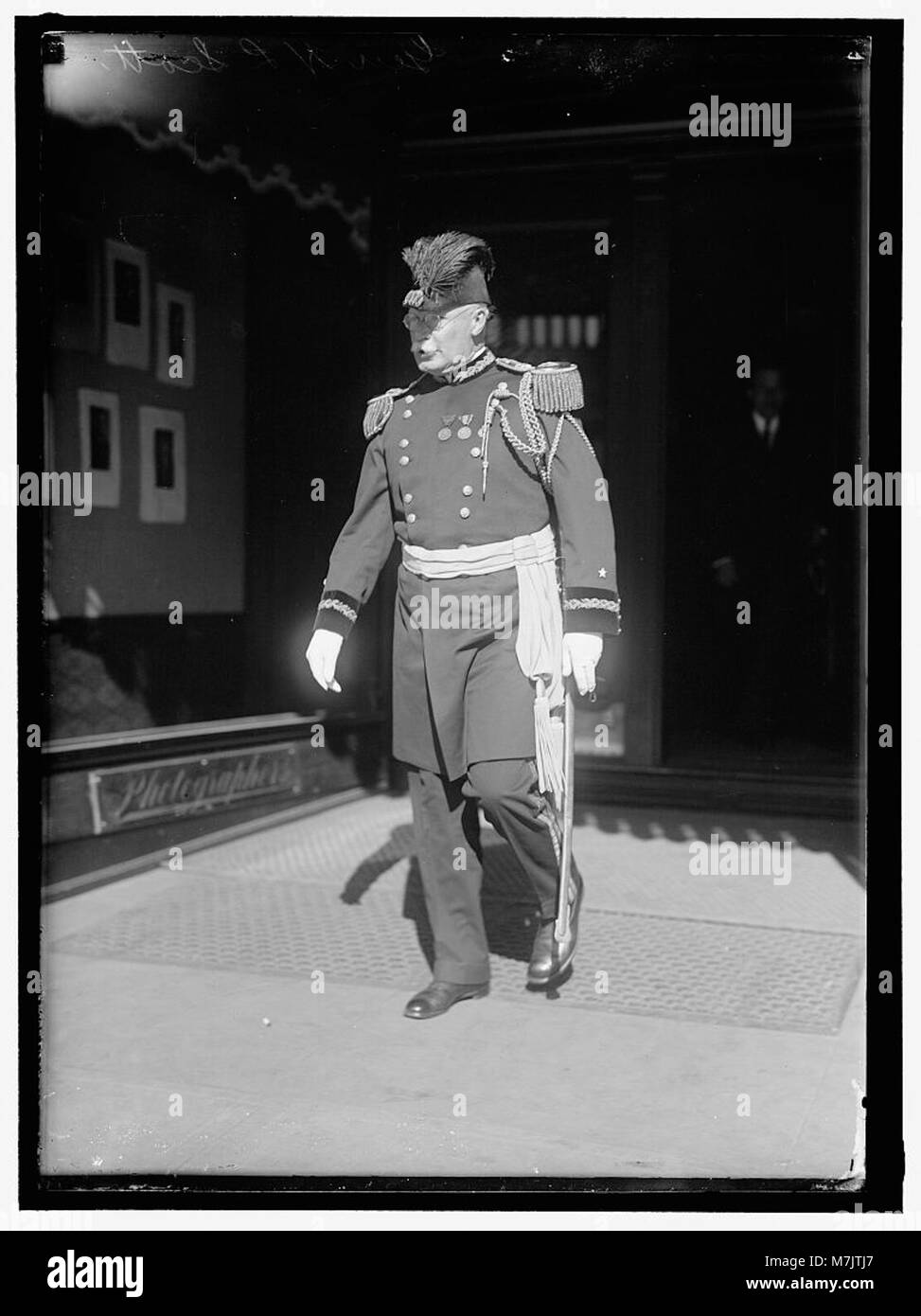 A portrait of Major General Hugh L. Scott, who served as the Chief of ...