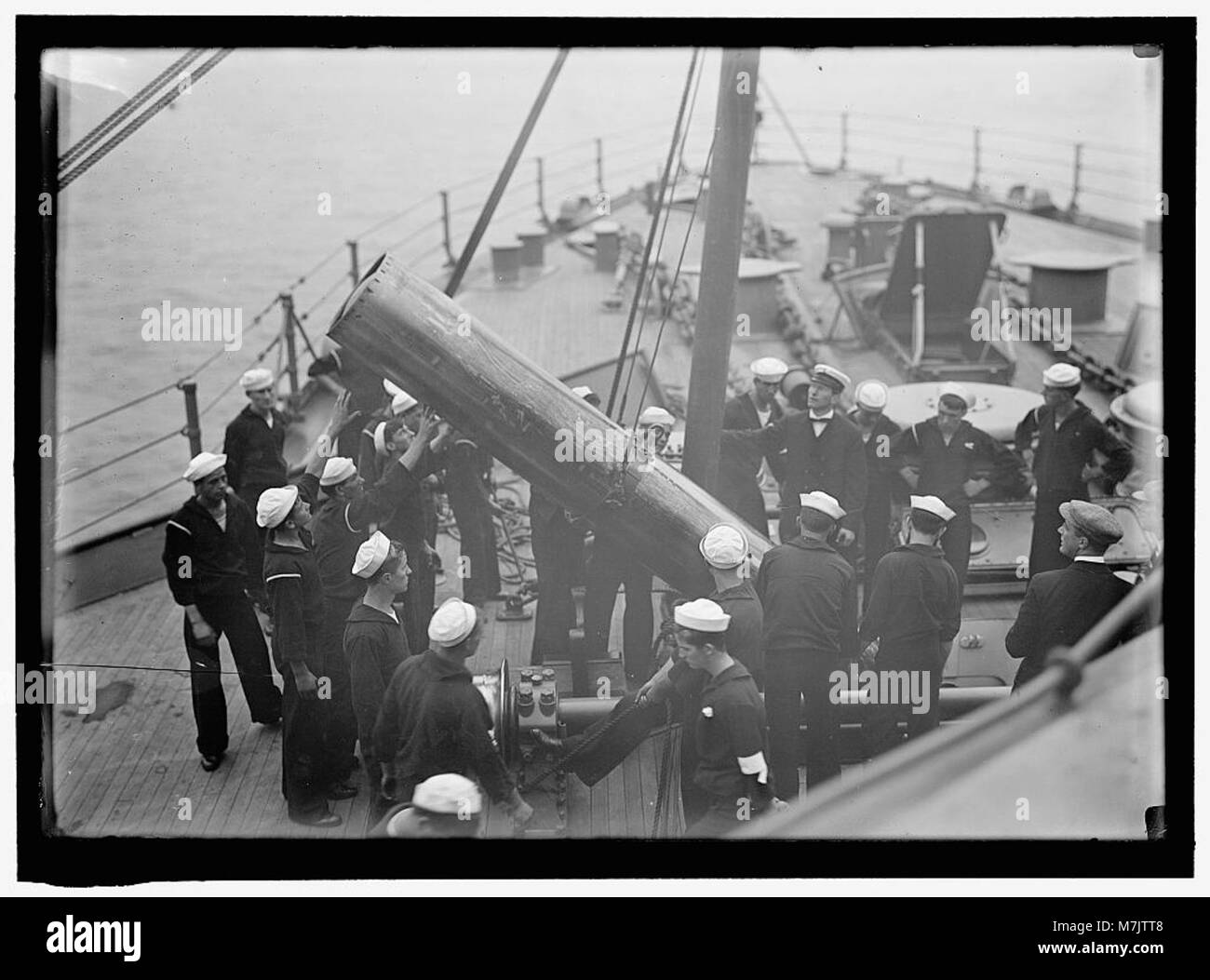 This image shows torpedo target practice, highlighting military ...
