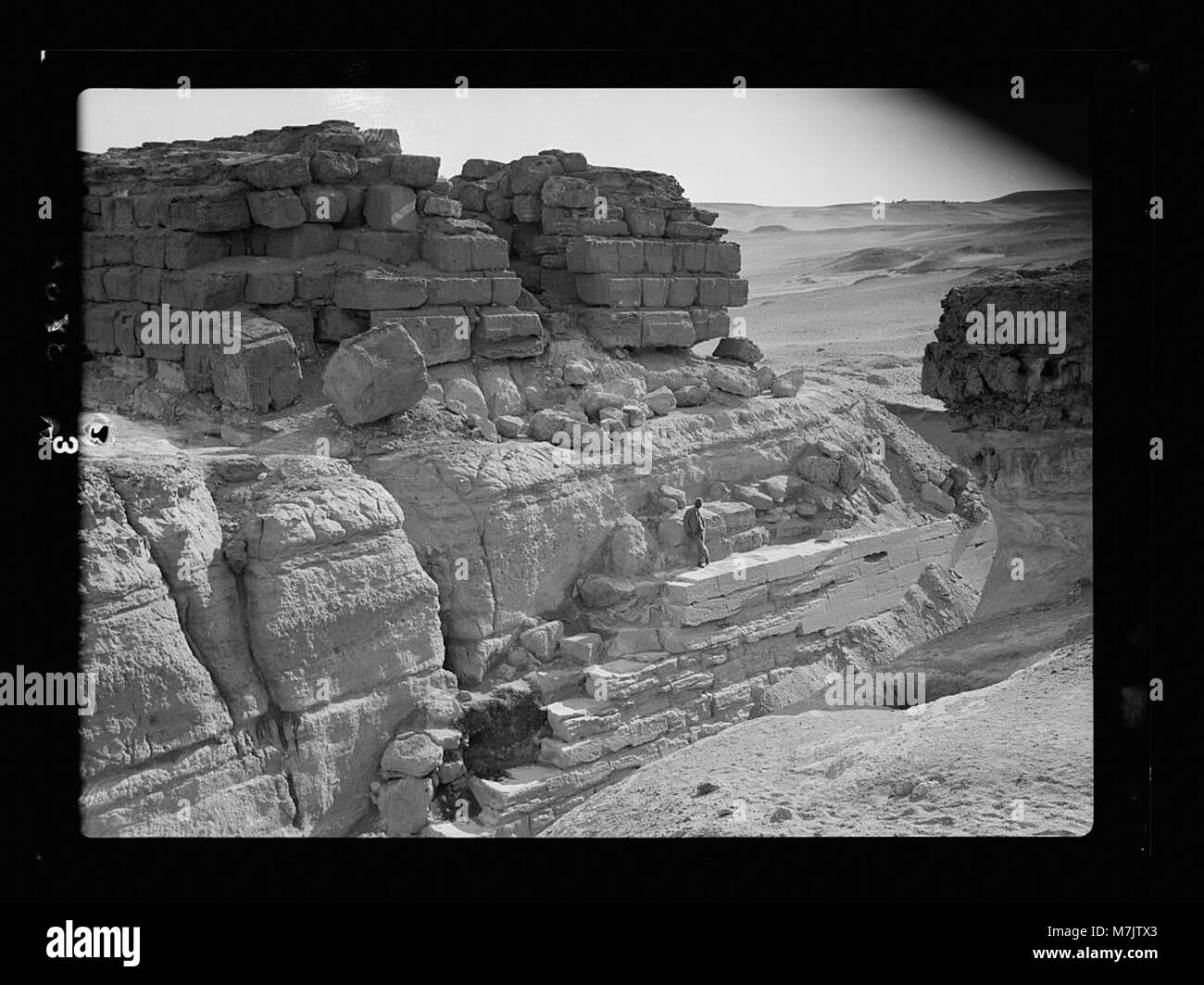 A photograph of the recently discovered fourth pyramid of Giza ...