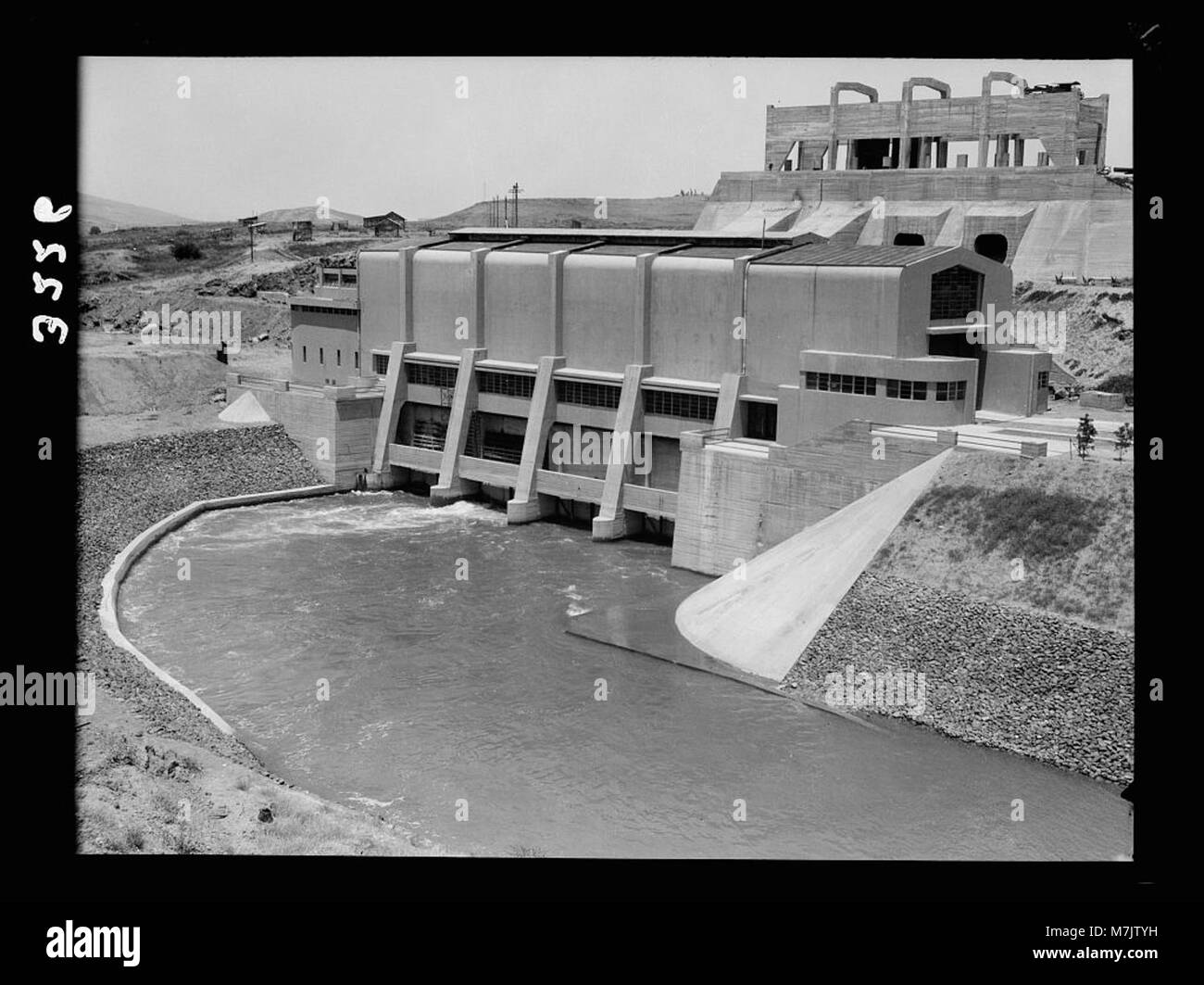 A close-up photograph of the Palestine Electric Corporation (PEC) Power ...