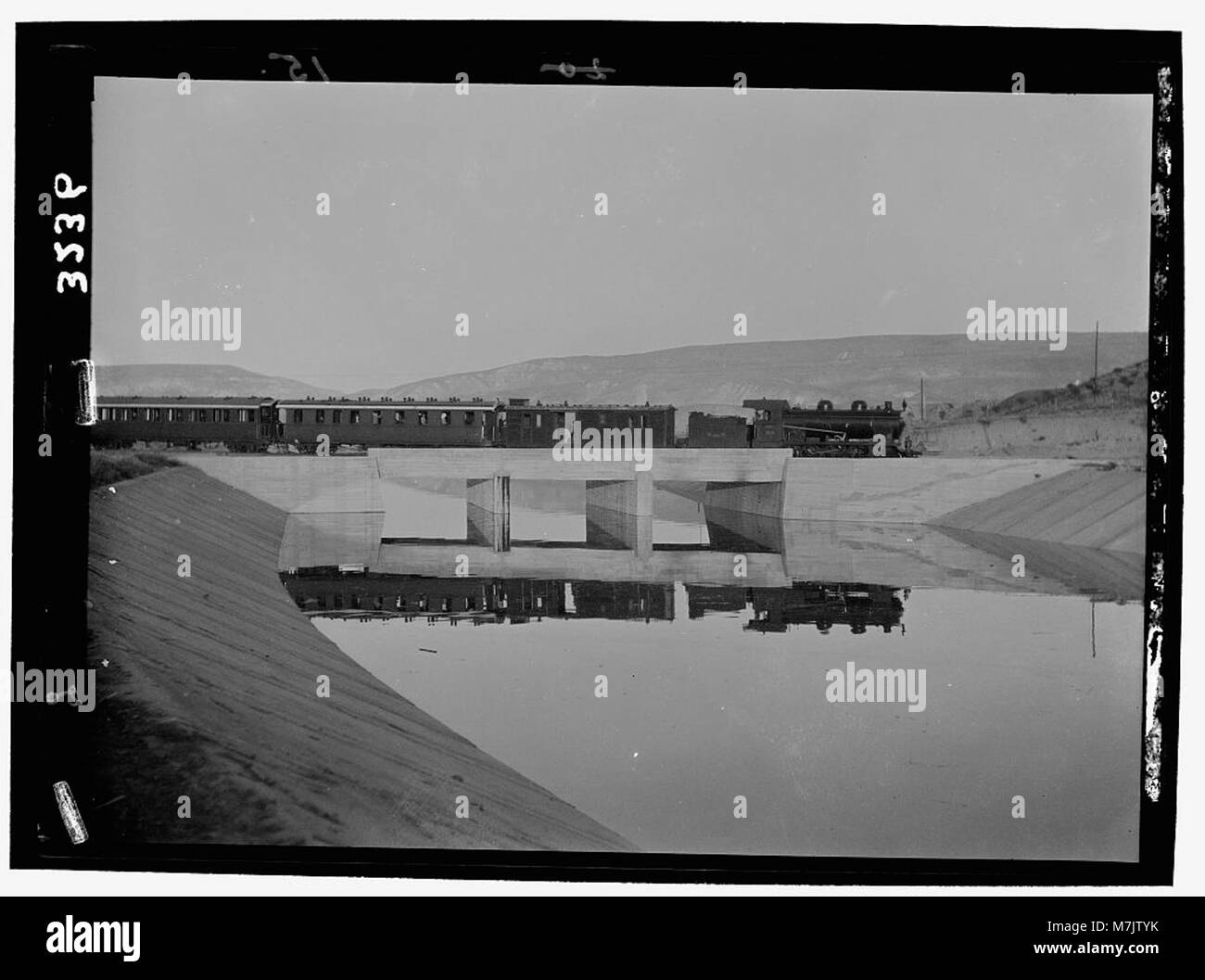 This photograph captures the Palestine Electric Corporation Power Plant ...