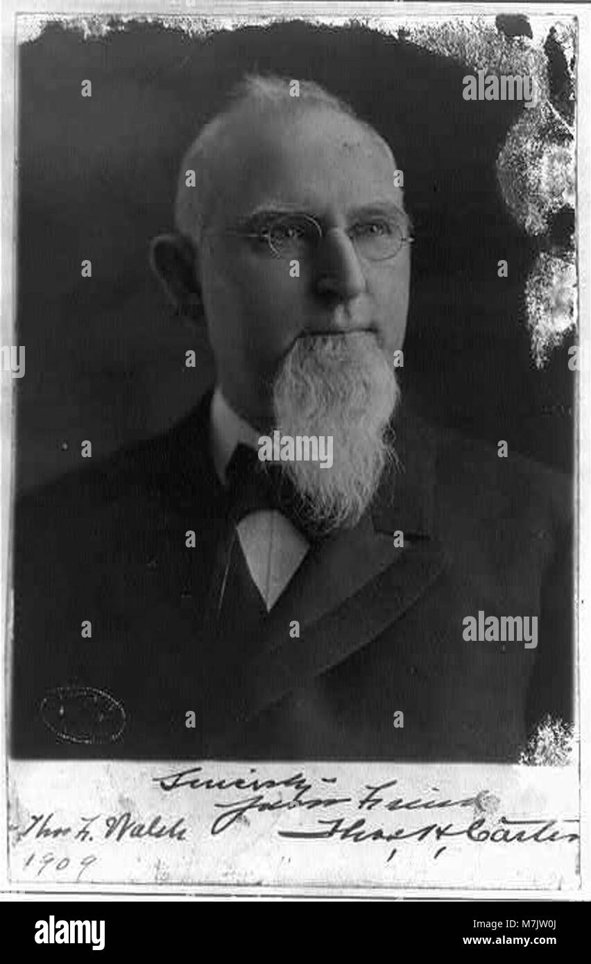 Thomas Henry Carter (1854-1911), an American politician, is captured in ...