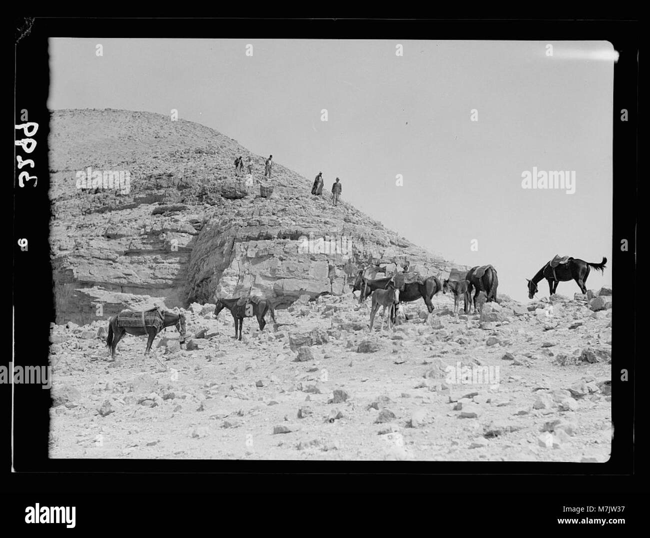 Transjordan. East of the Dead Sea. Machaerus. The ascent to el-Meshneka ...